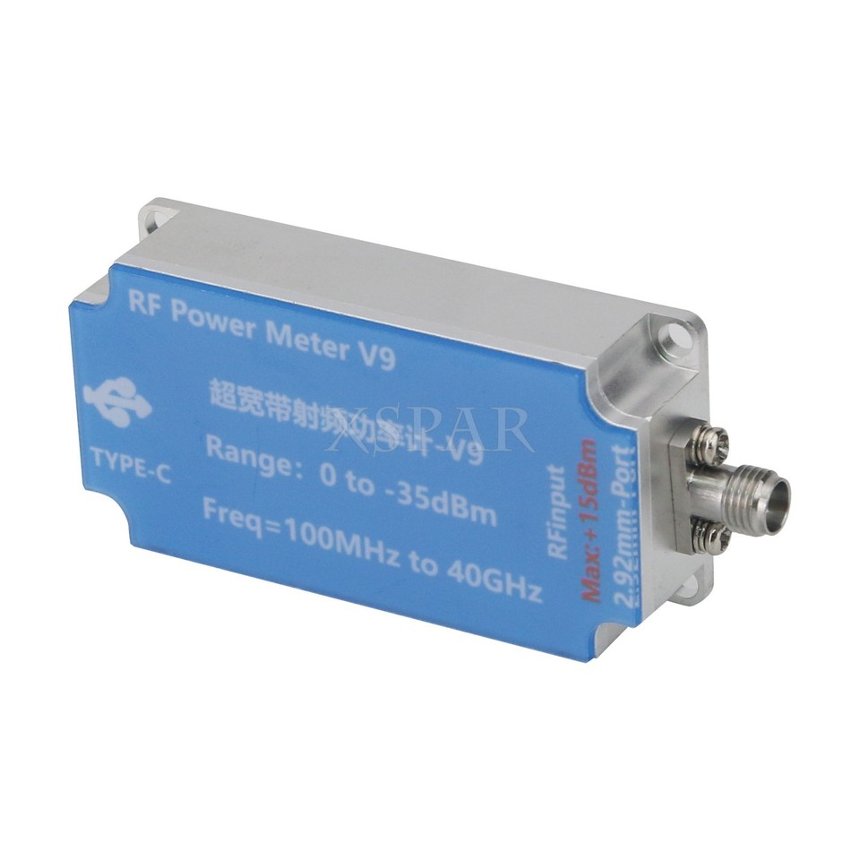 V9 USB Ultra-wideband RF Power Meter Upper Computer RMS Meter with Type ...