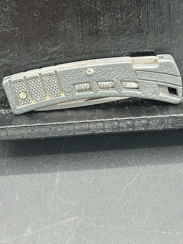 Buck Workman 425 USA Pocket Knife Gray EDC Folding Drop Point Camping ...