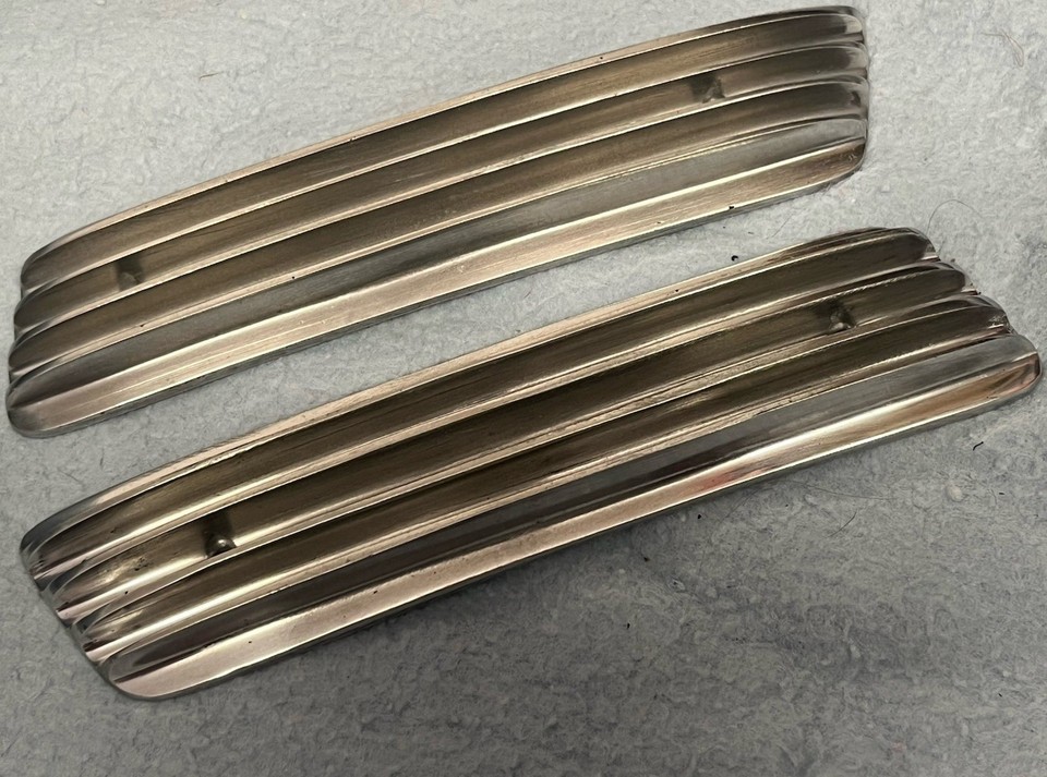 Lambretta GP Polished Alloy Side Panel Grills Great Quality Great Price ...