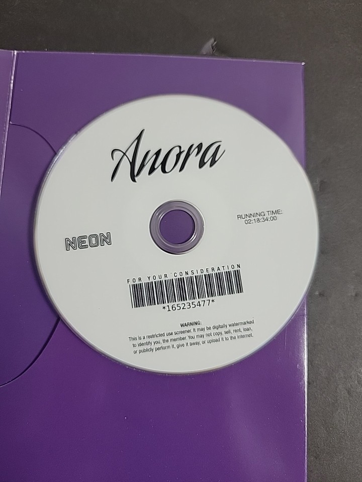 ANORA 2024 AWARD WINNING SEAN BAKER MOVIE RARE FYC DVD MIKEY MADISON | eBay
