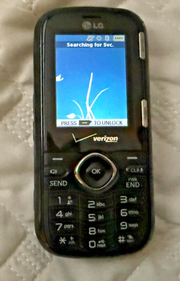 LG VN250 Cosmos Verizon BLACK Cell Phone 1.3 MP Slider Qwerty C330 ...