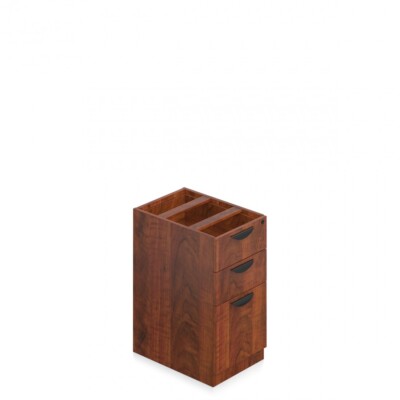Offices To Go OTG Box/Box/File Pedestal 22"d x 16"w with Dark Cherry ...