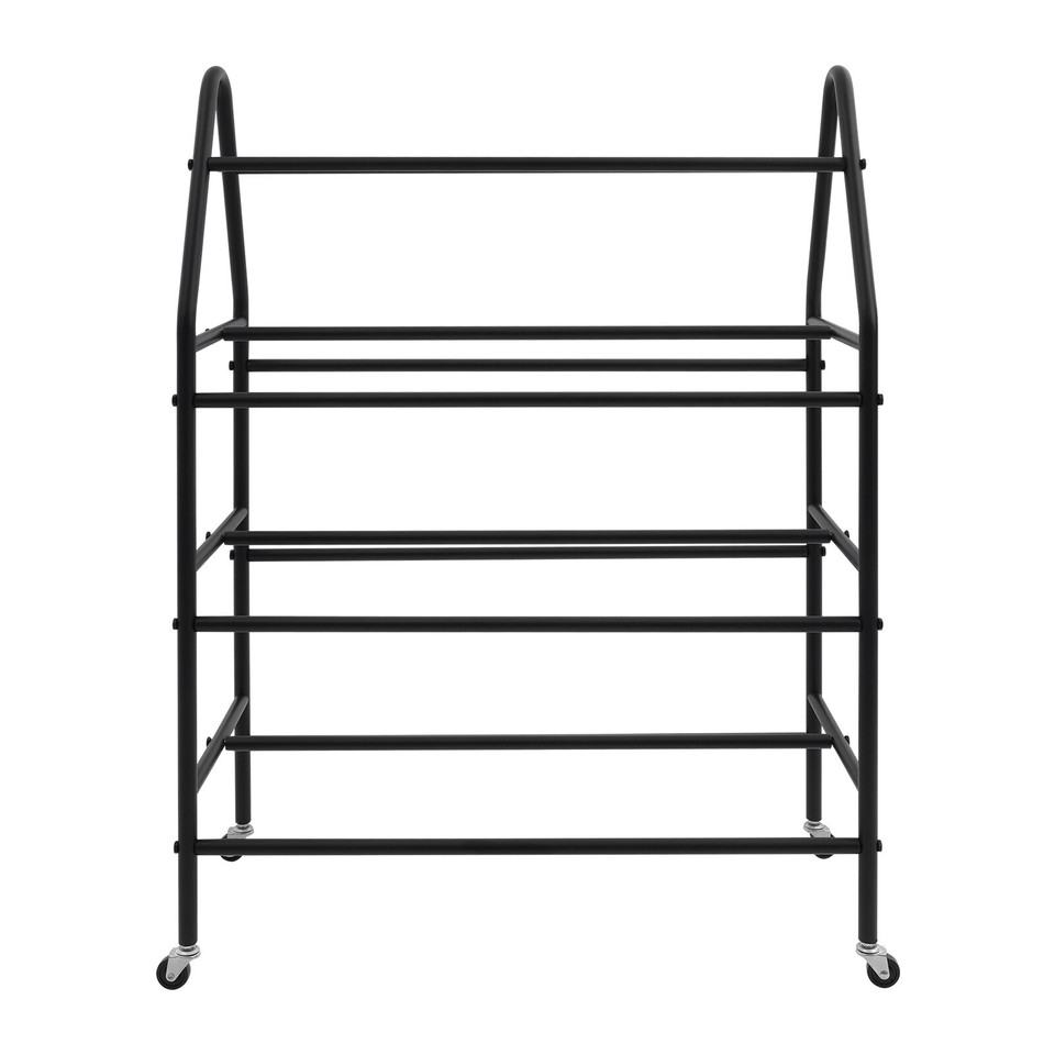 4 Tier Rolling Printer Filament Storage Rack, Filament Spool Holder ...