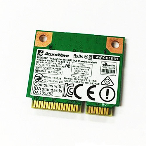 AzureWave Aw-cb161h Realtek Rtl8821ae WiFi Card Bt4.0 Dual Band for ...