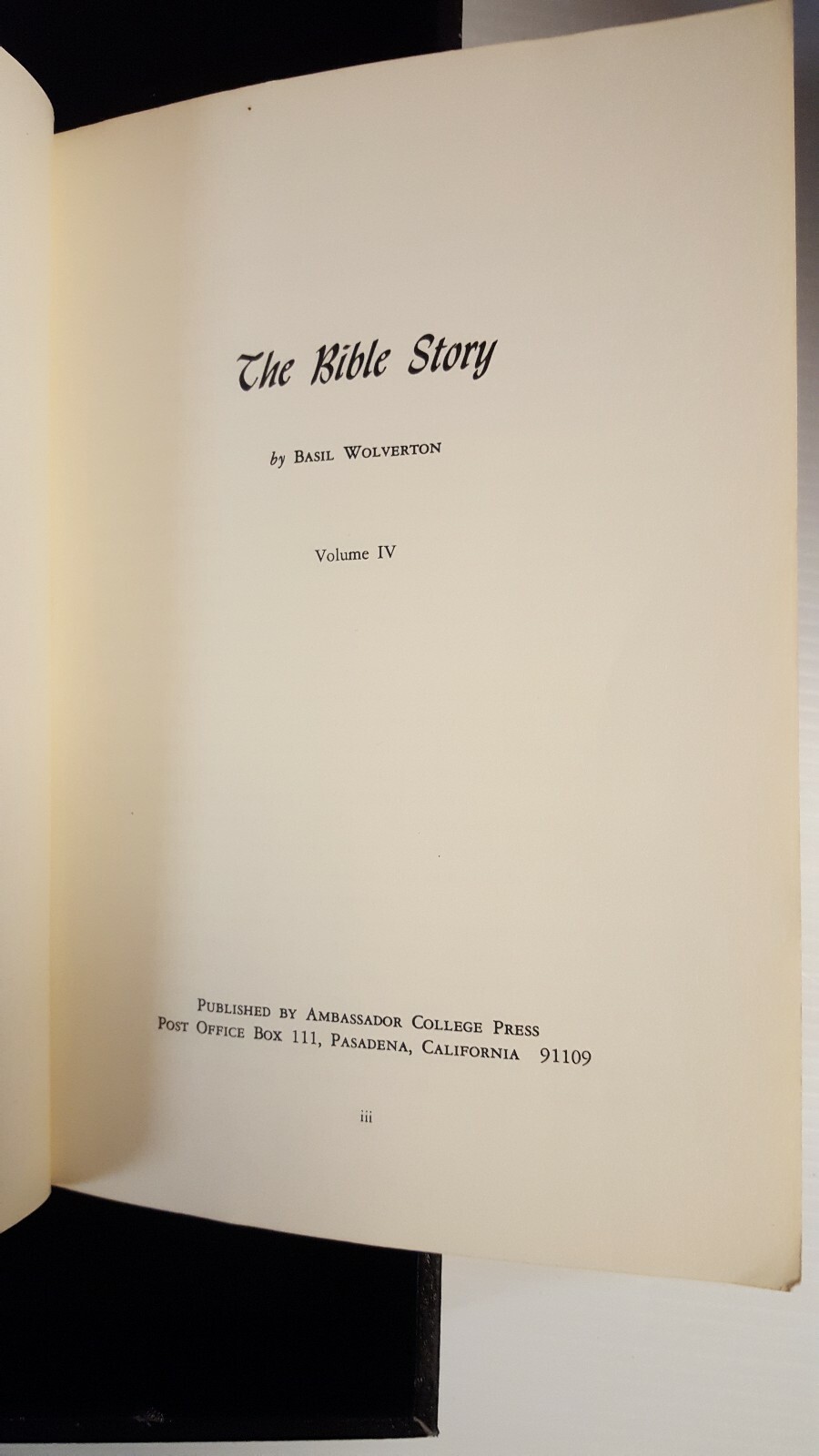 1964 THE BIBLE STORY by Basil Wolverton Vol. 4 150 pgs Illustrated ...