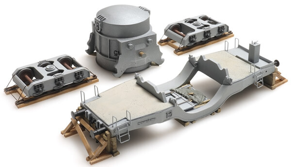 HO Roco Railway Parts Load of Steel Parts 487.801.84 To Be Discontinued ...