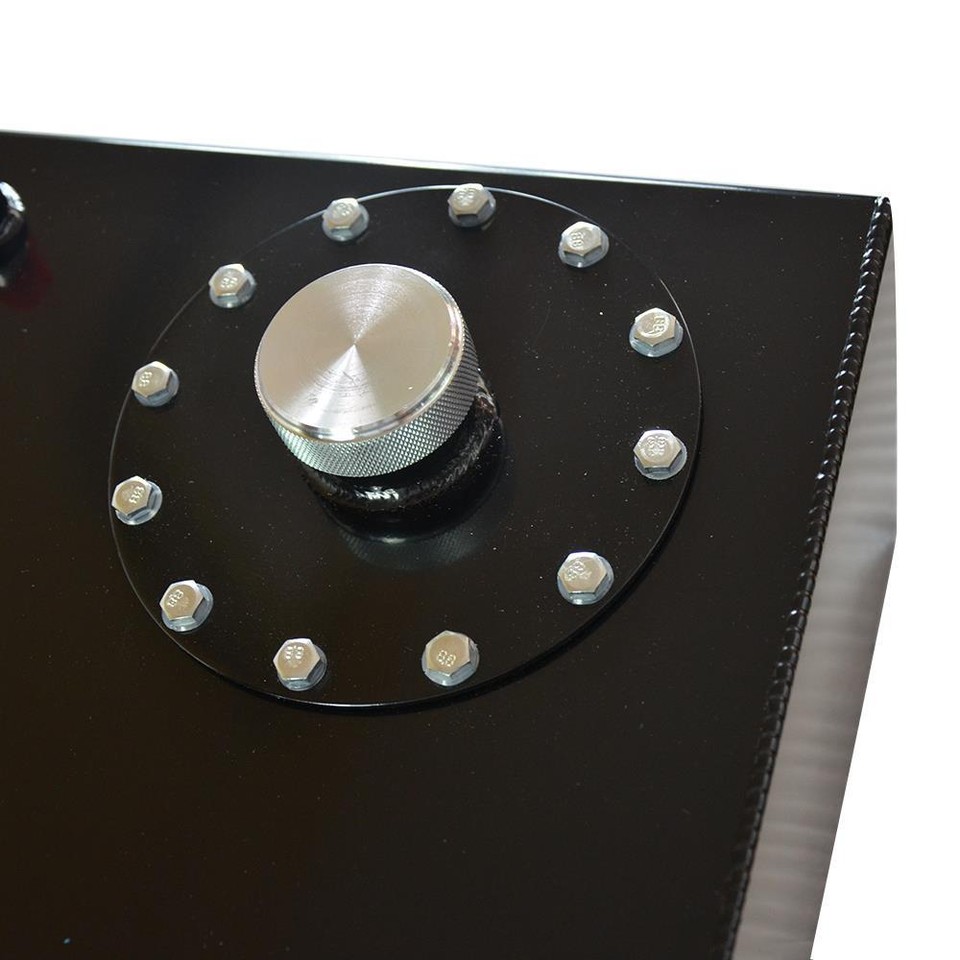 17 Gallon Aluminum Street Rod Fuel Cell Gas Tank with Cap & Level ...