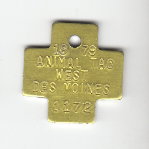 1979 WEST DES MOINES (IOWA) ANIMAL TAG #1172 | eBay