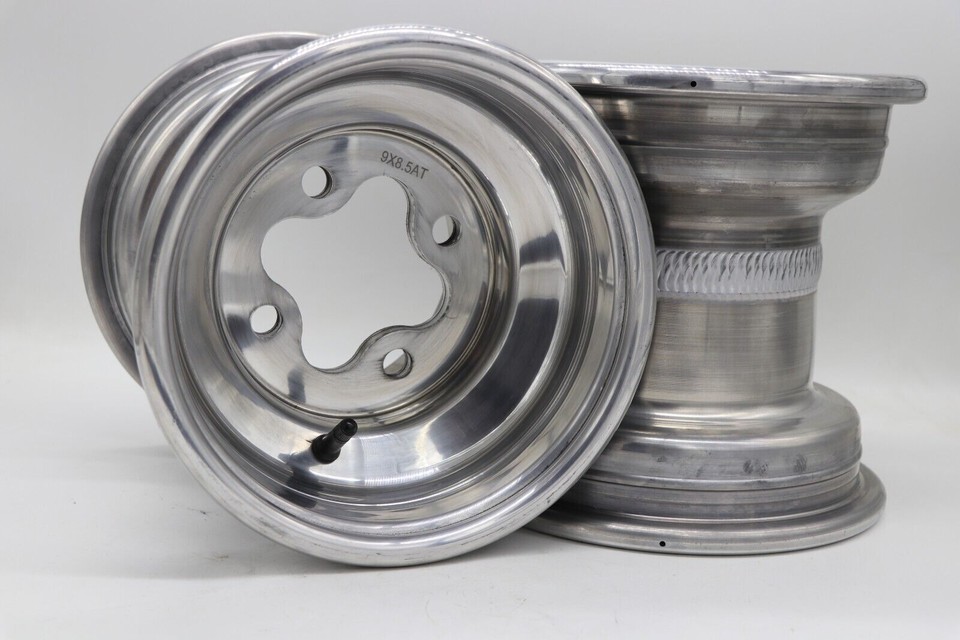 2 x 9" rear aluminum wheels rims 4x110 HONDA 450r 400EX 300EX TRX250r ...