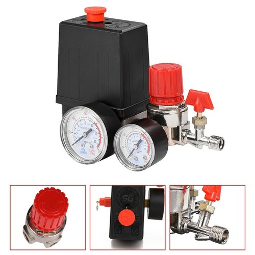 Compact Air Compressor Pressure Control System Plastic & Metal Material ...