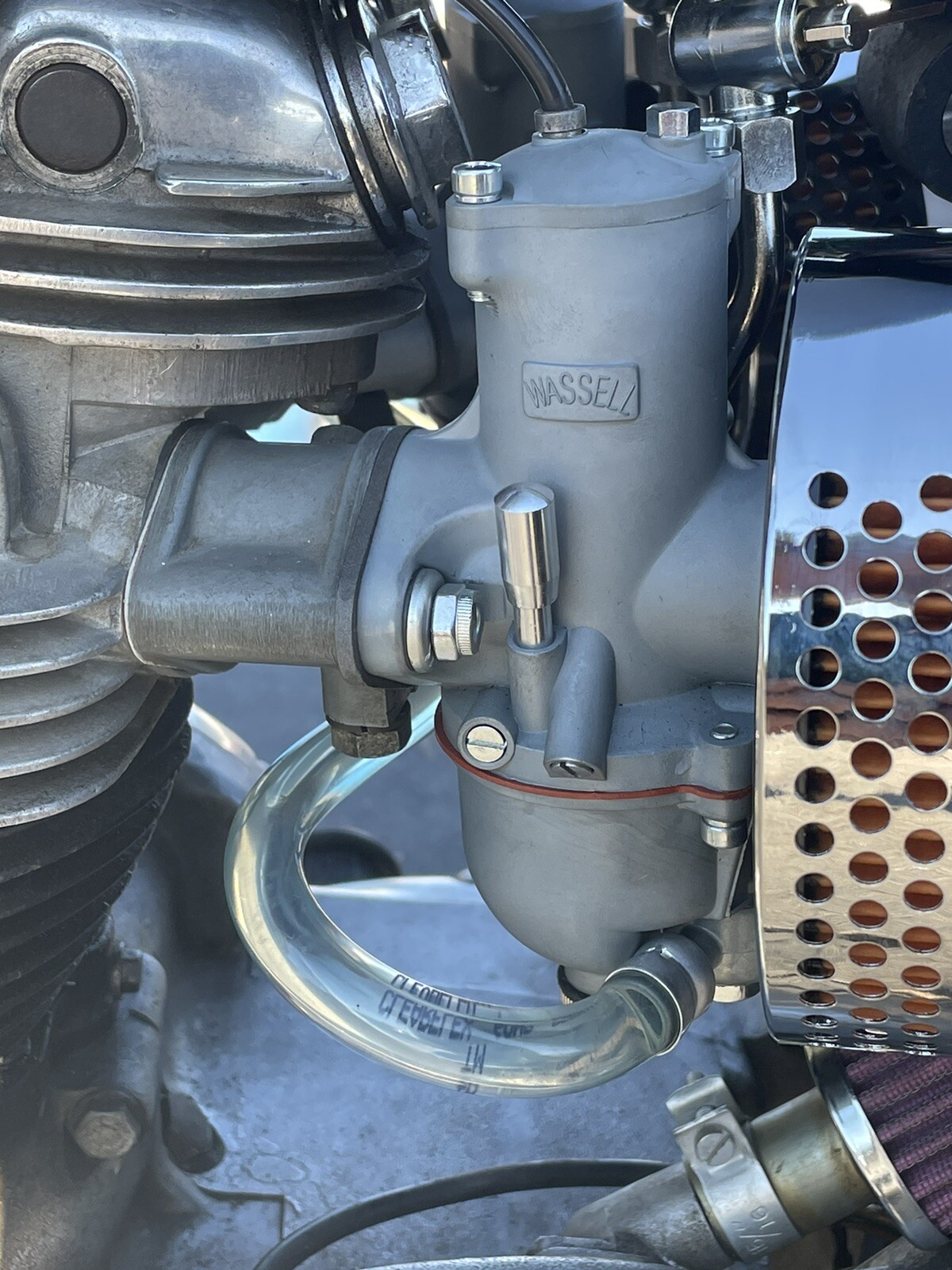 TRIUMPH BONNEVILLE CLEAR FUEL LINE ASSEMBLY 1968-1978 T120 T140 82-8133 ...