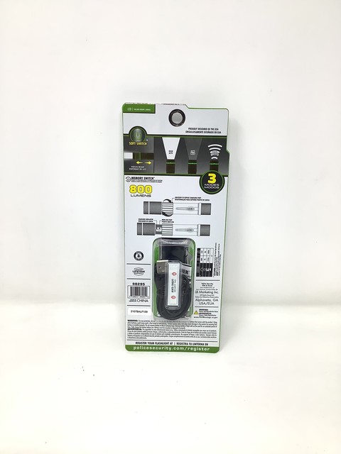 Police Security Elite Dover Flashlight 600 Lumens Rechargeable 98295 ...