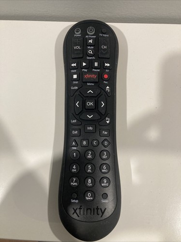 Comcast XR2 Xfinity Remote Control DVR HD TV Remote XR2 v3 - RGU 171227 ...