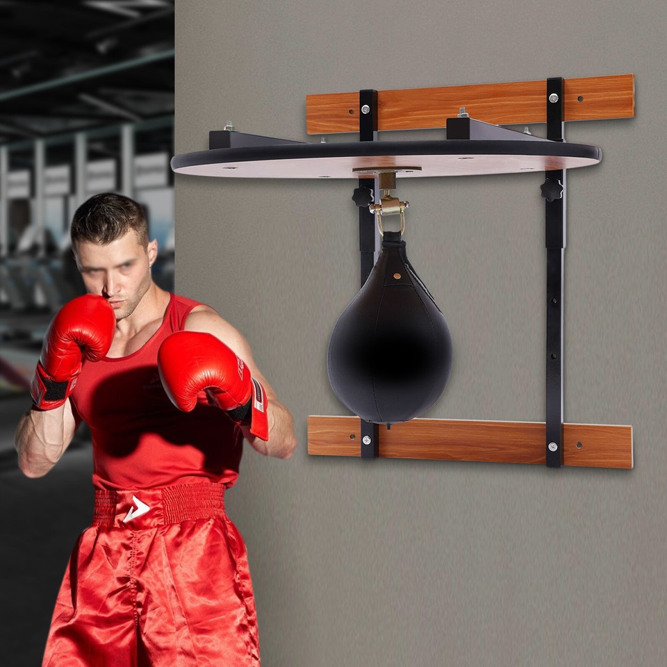 Wall-Mounted Adjustable Speed Bag Platform Kit Swivel Punching Fitness ...