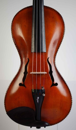 Very old nice 4/4 violin violon viola Geige Bratsche labeled Georges ...