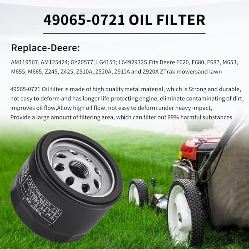 4x Oil Filter for Kawasaki FR691V FR730V FR651V FR600V FX600V FX730V ...
