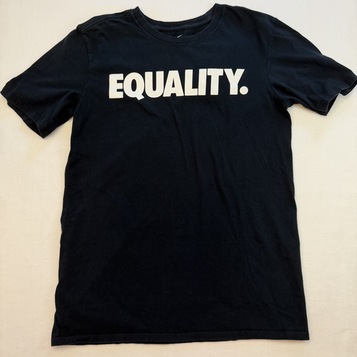 The Nike Tee Equality T-shirt Men's S Black Short Sleeve LGBTQ BLM | eBay