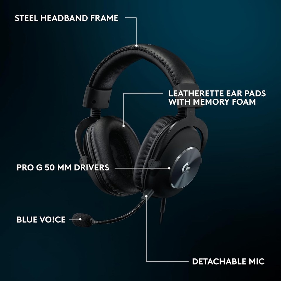 Logitech G Pro X SE Wired Gaming ! HEADSET ONLY | USB DAC Incl. *NEW ...