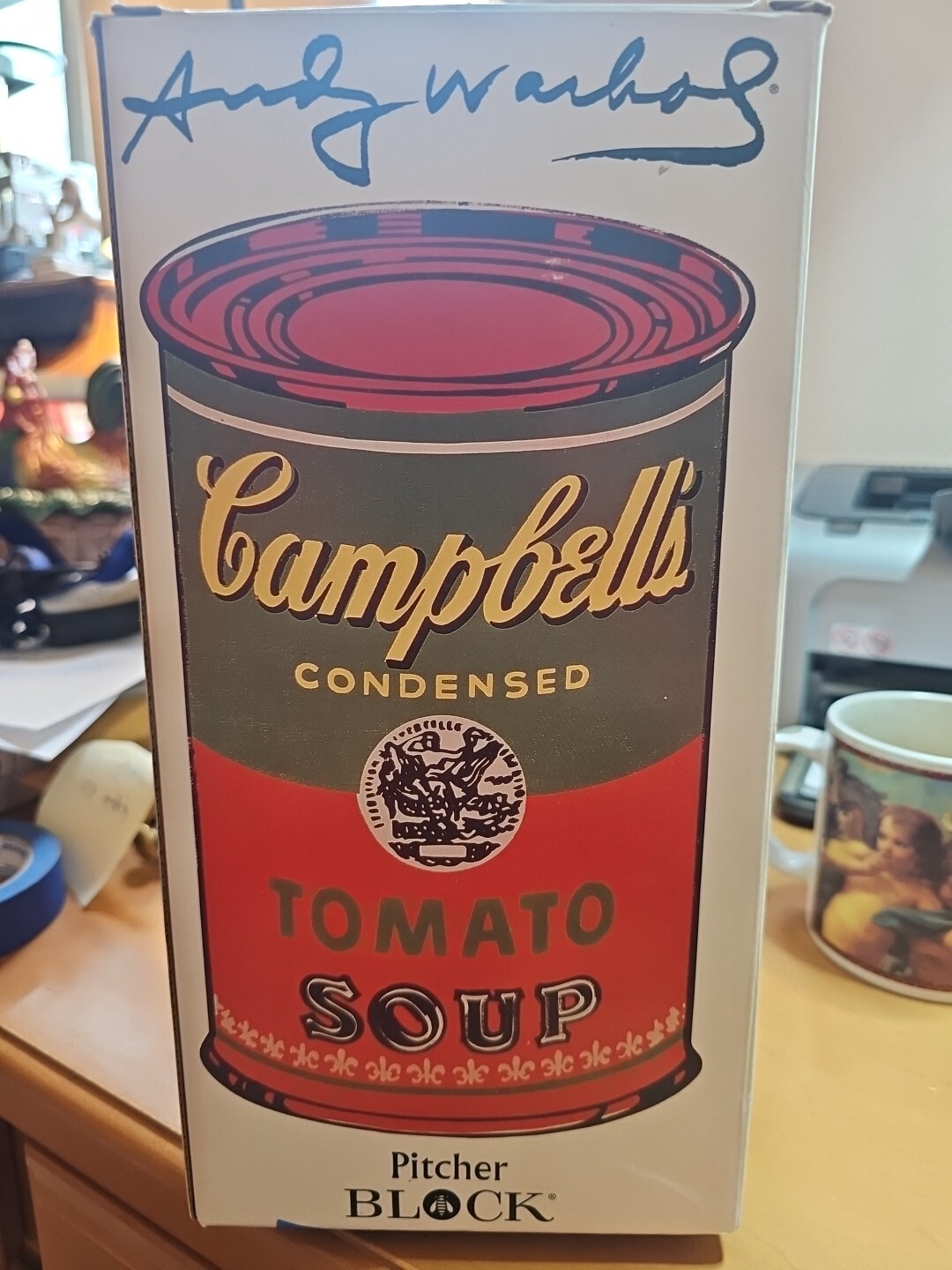 Andy Warhol Campbell's soup pitcher vintage collectible New In Open Box ...