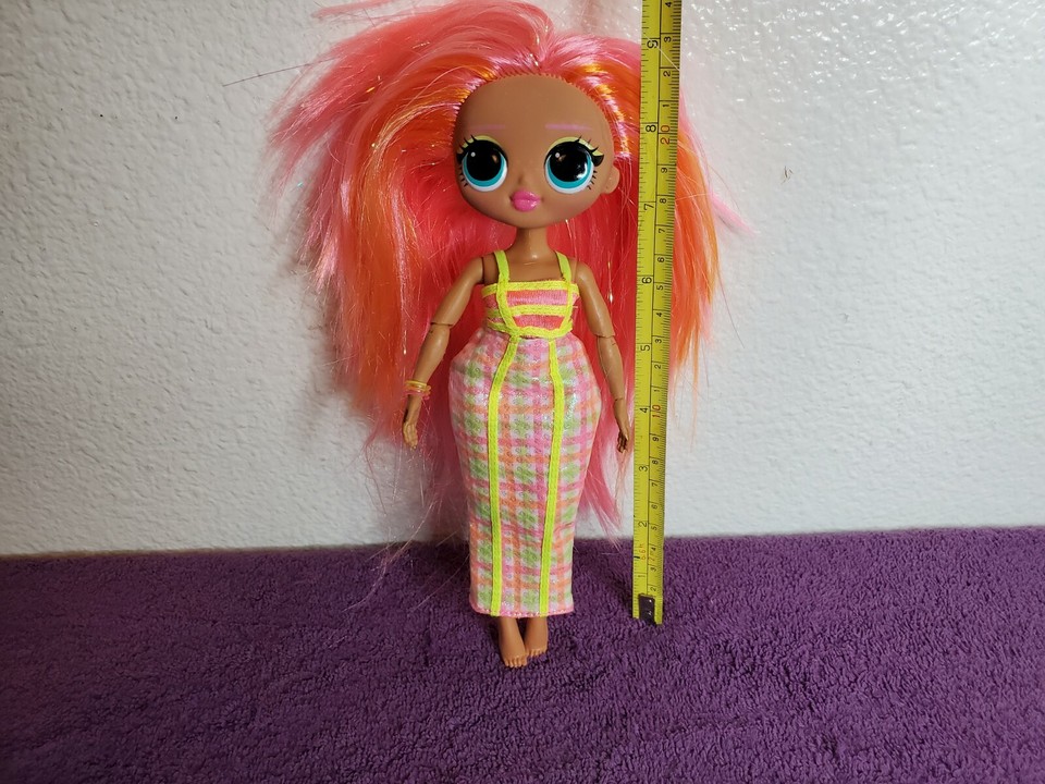 LOL Surprise OMG Big Sister Doll Pink Orange Hair 9" Tall | eBay