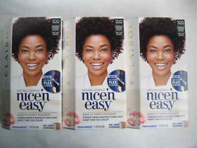Lot of 3 Clairol Clairol Nice ' N Easy - 1RR Deepest Cherry Black ...