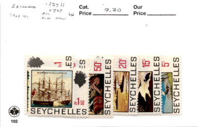 Seychelles, Postage Stamp, #257..267 Mint LH, 1969 Pirates (AC) | eBay