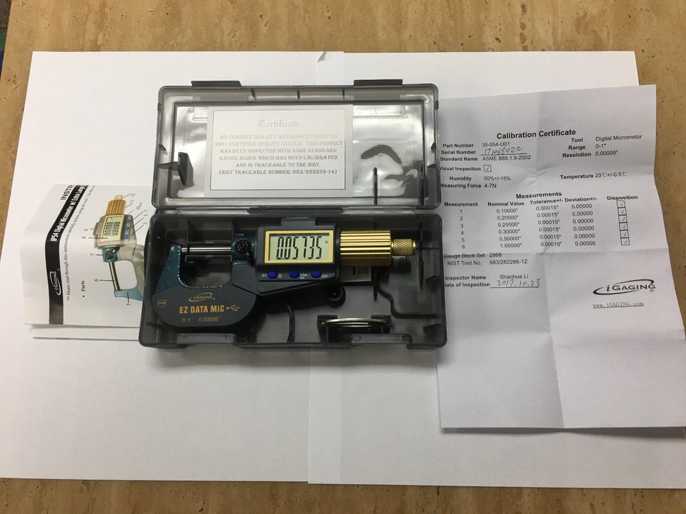 iGAGING IP54 EZ Data Micrometer 2-3" | eBay