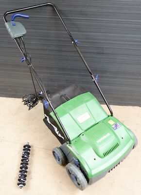 Electric Corded Lawn Rake & Scarifier 1400w 32cm Powerbase DT5310 ...