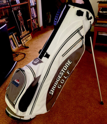 Labatt Beer / Bridgestone Lightweight Stand Golf Bag White / Black ...