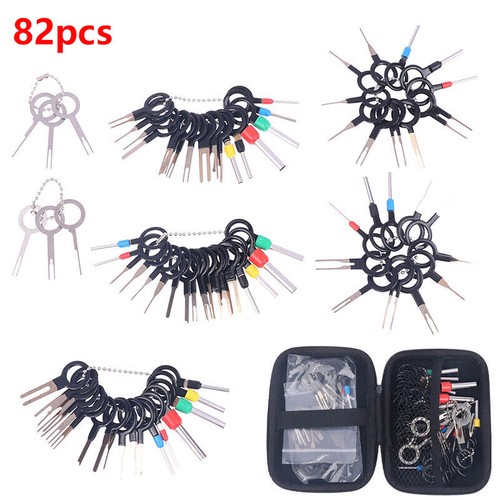 82Pcs/Set Terminal Removal Tool Kit Pin Extractor Electrical Wire ...