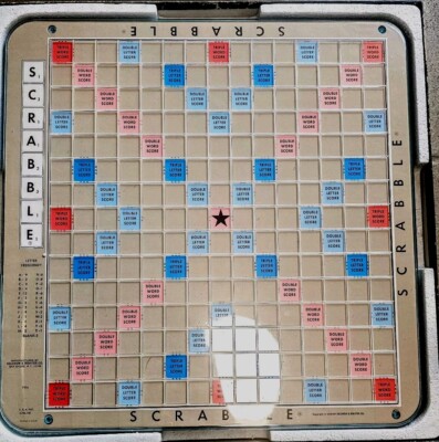 Vtg Scrabble Deluxe Edition Rotating Turntable S&R 1977 Complete Score Keepers | eBay