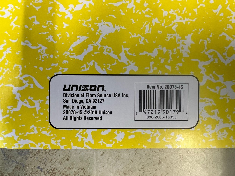 Composition Notebook 80 Wide Ruled Sheets 9.75 In. X 7.5 In. Unison ...
