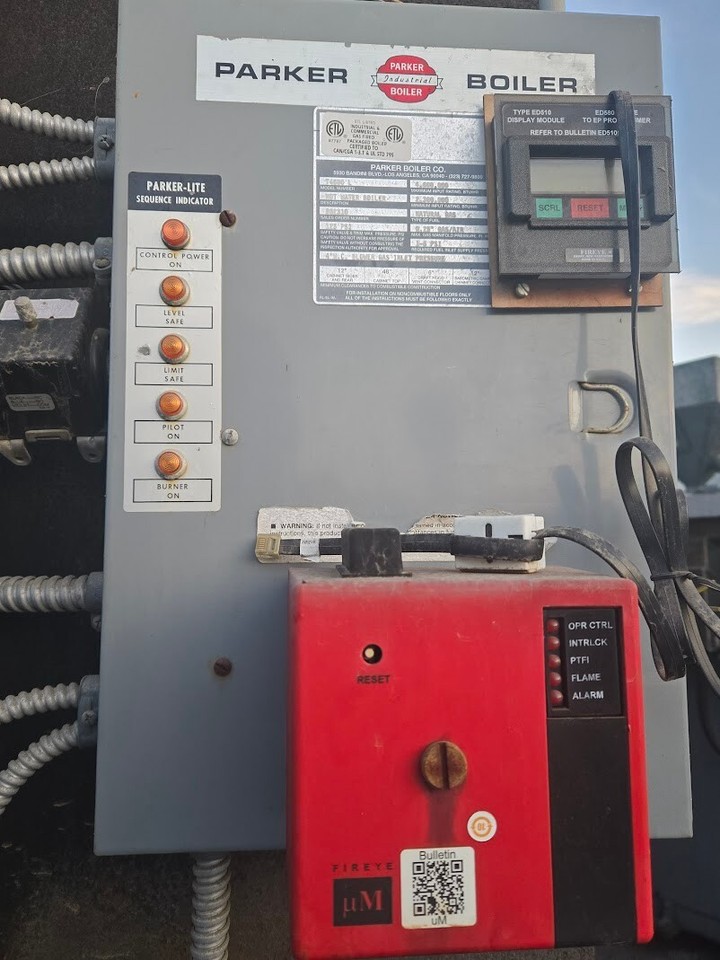 Parker Hot Water Boiler, T4600 l, 4,600,000 BTU Gas Fired. | eBay