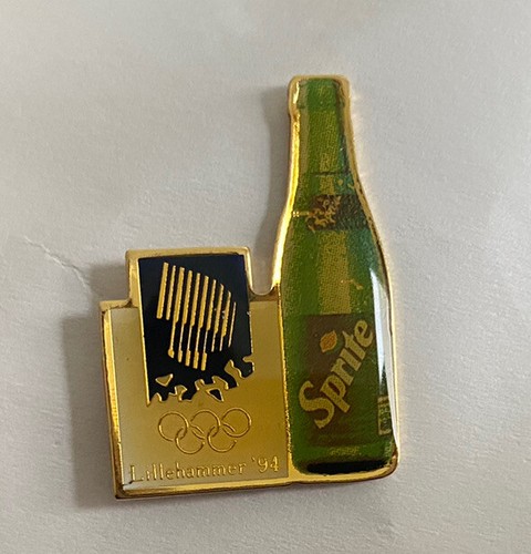 Olympics 1994 LILLEHAMMER Winter Games SPRITE COCA COLA COKE LAPEL PIN ...