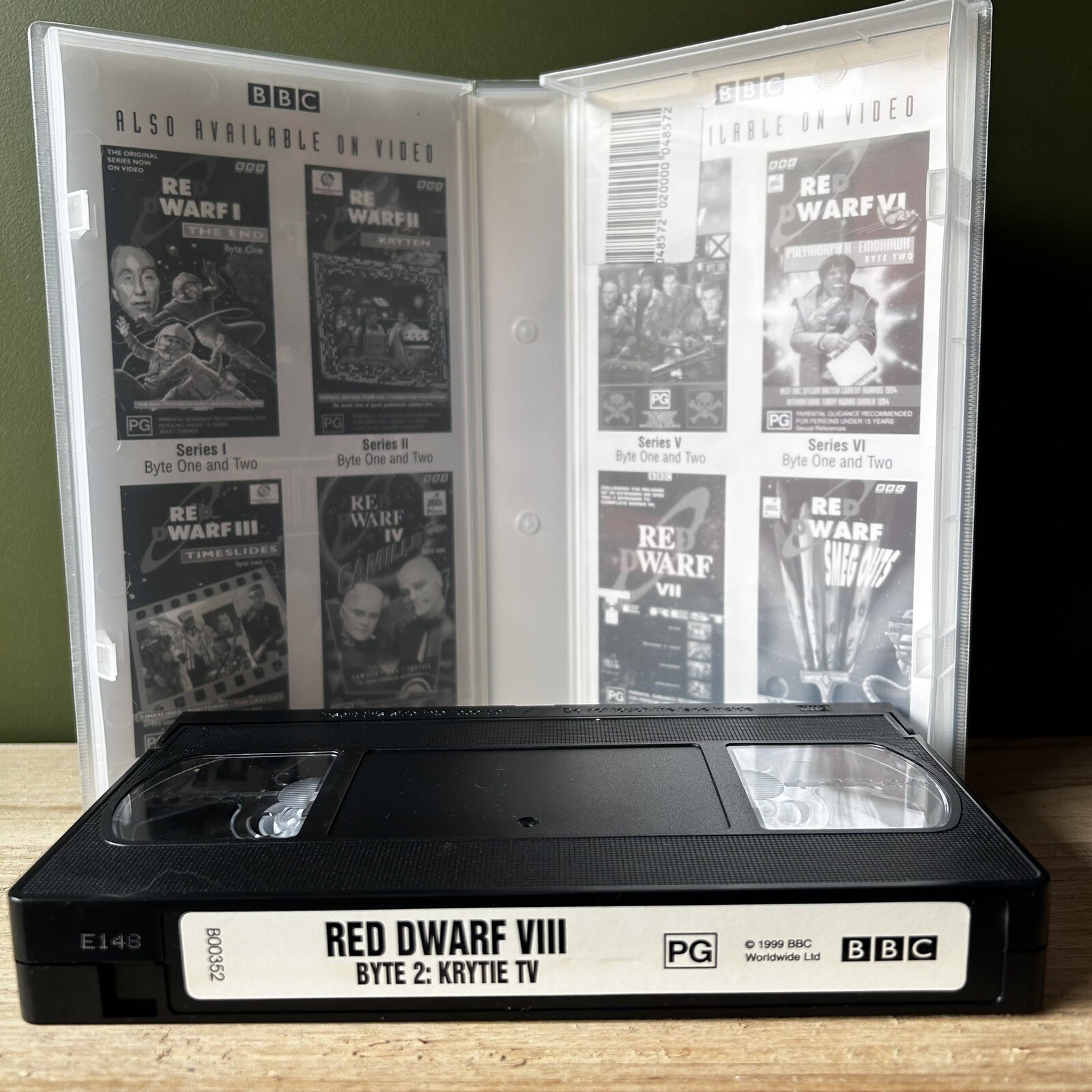 BBC Red Dwarf VIII: Byte 2 Krytie TV- VHS Sci-Fi TV Series Collectible ...