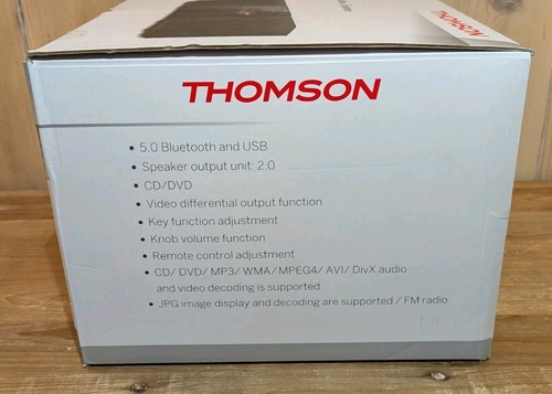 Thomson 60W HiFi Shelf Stereo System CD Player Wireless Bluetooth Audio ...