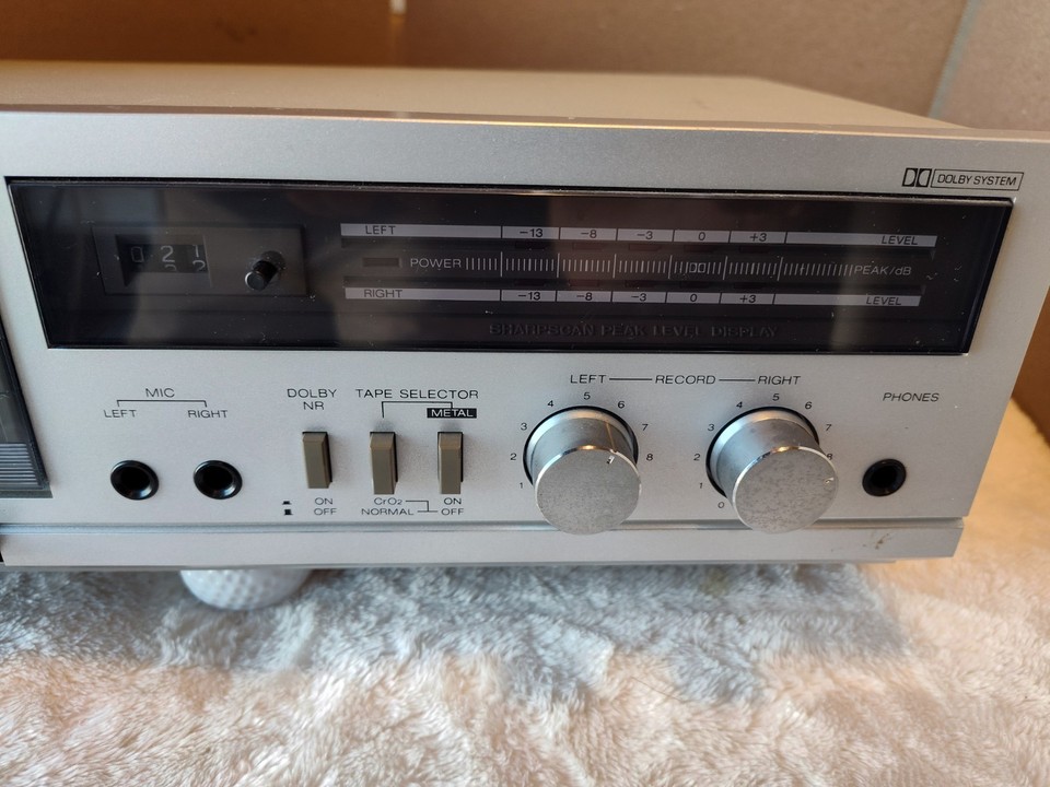 Sharp RT-100 Vintage Cassette Deck , Tested | eBay