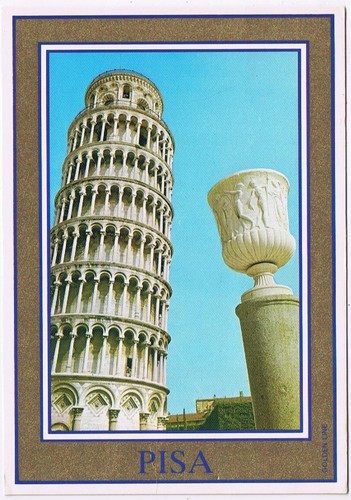 Postcard Leaning Tower Of Pisa Italy | eBay
