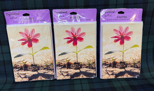 3 - Hallmark Expressions Blank Notes Cards with Envelopes 8 Pack | eBay
