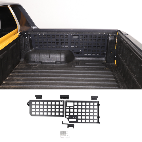 Right Car Trunk Side Molle Panel Rack Carbon Steel For Ford Ranger 2024 ...