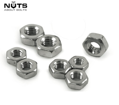 HEX FULL NUTS A2 STAINLESS STEEL M2 M3 M4 M5 M6 M8 M10 M12 M14 M16 M20 ...