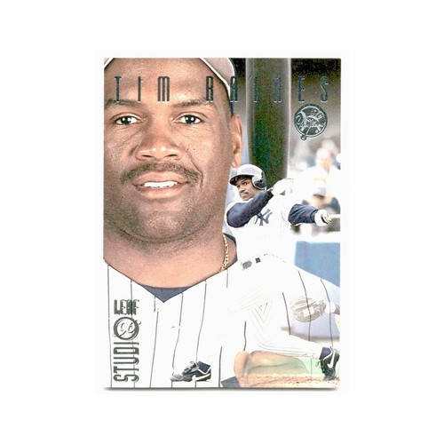 Tim Raines 1996 Leaf Studio #59 New York Yankees Baseball Card NM | eBay