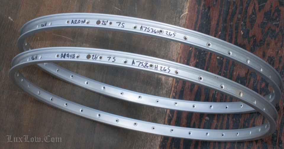 Vintage 26" Old School MTB Alloy ARAYA RIMS Mountain Bike BMX Cruiser ...