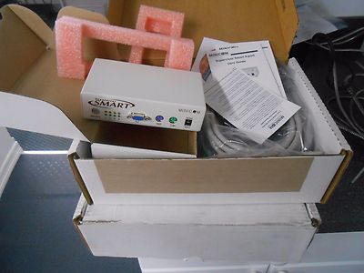 LOT OF 2 MINICOM 1SU21011 SUPERVISOR SMART 4 COMPACT DESKTOP KVM ...