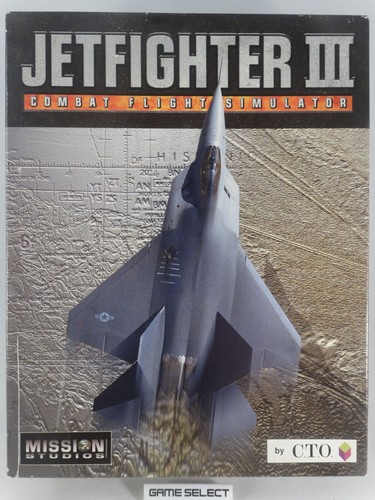 Jetfighter III COMBAT Flight simulator 3 PC Computer Big Box - Complete ...