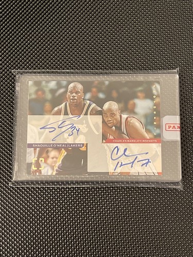 2021-22 Panini Photogenic shaquille o'neal & Charles Barkley Dual ...