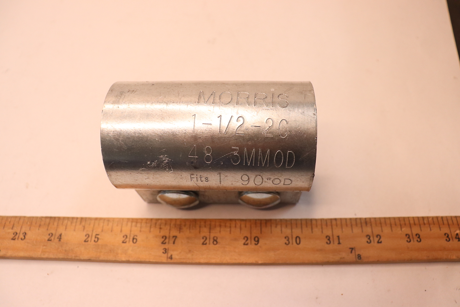 Morris+Compression+Coupling+Chrome+48.3+mm+OD+1-1%2F2-2C for sale ...