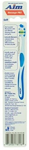 Aim Massage PRO (Soft) Toothbrushes - Pack of 6. | eBay