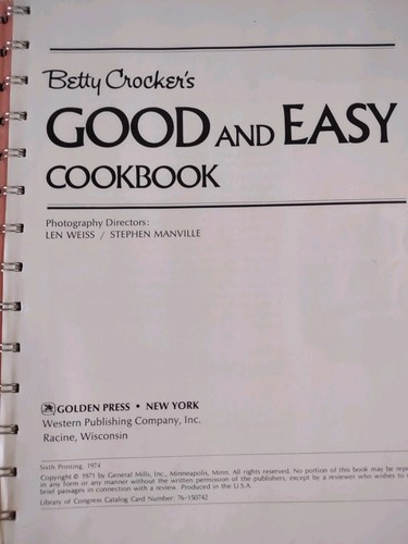 Lot Of 6 Vintage Cookbook Betty Crocker Few Spiral Cookbooks Bisquick ...