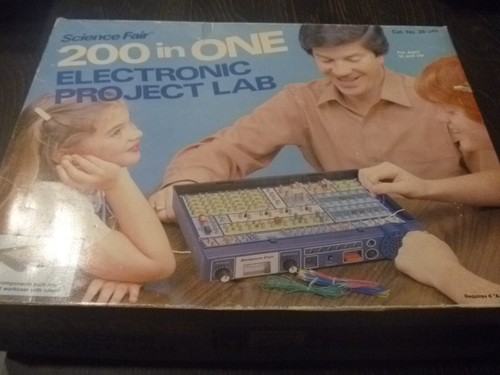 Tandy Radio Shack Science Fair Exploring Electronics 200 in One Project ...